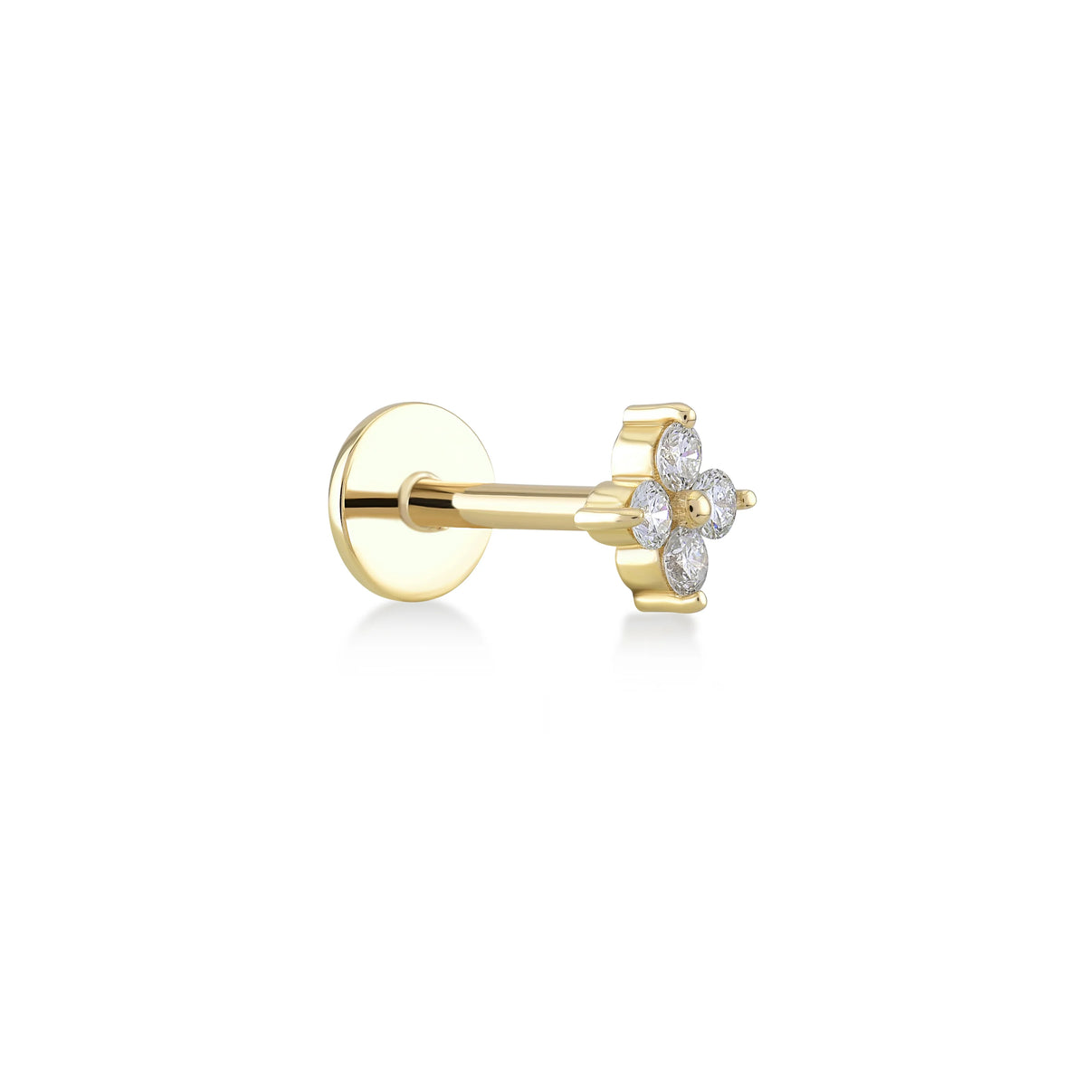 Quad Diamond Piercing -Single – Vanhess